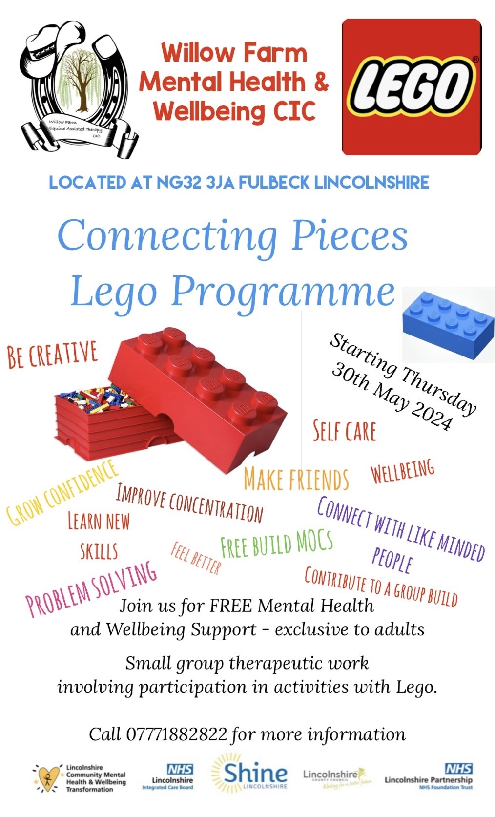 How Are You Lincolnshire | Connecting Pieces Lego Programme